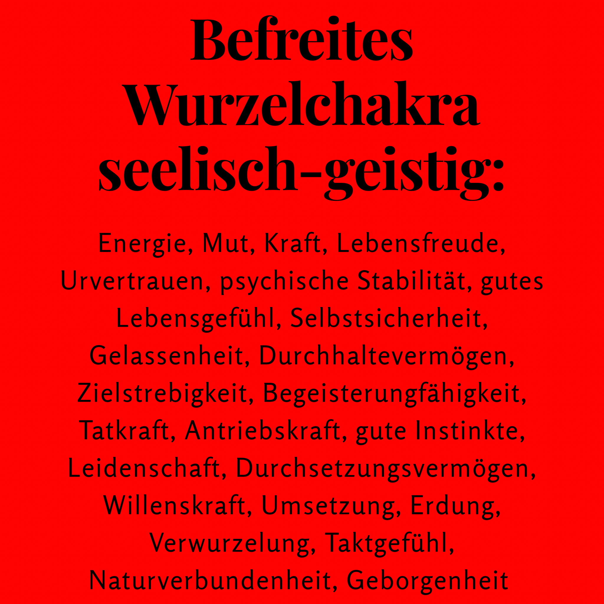 Das Wurzelchakra Mūlādhāra – Eileen Kraus – verbunden & verwurzelt